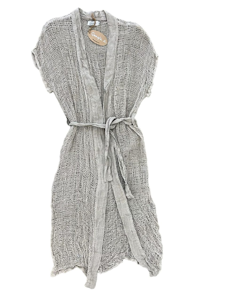 Netta Mid Length Duster – Bianco – Maison & Maison