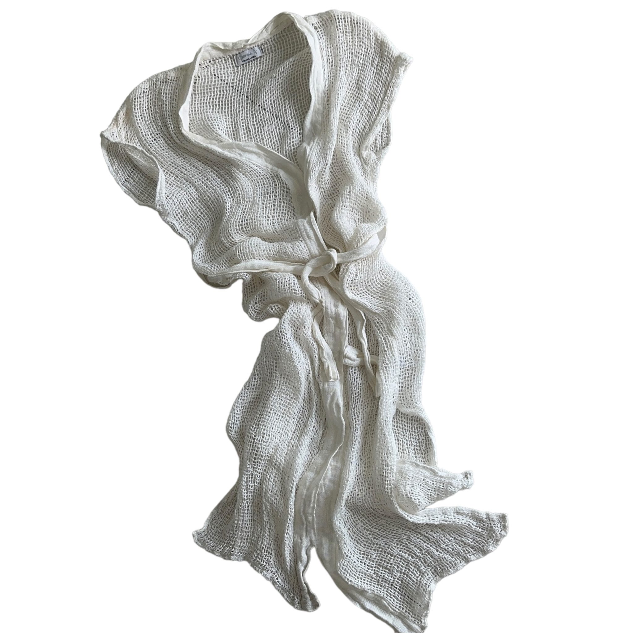 Netta Mid Length Duster - Bianco - Maison & Maison